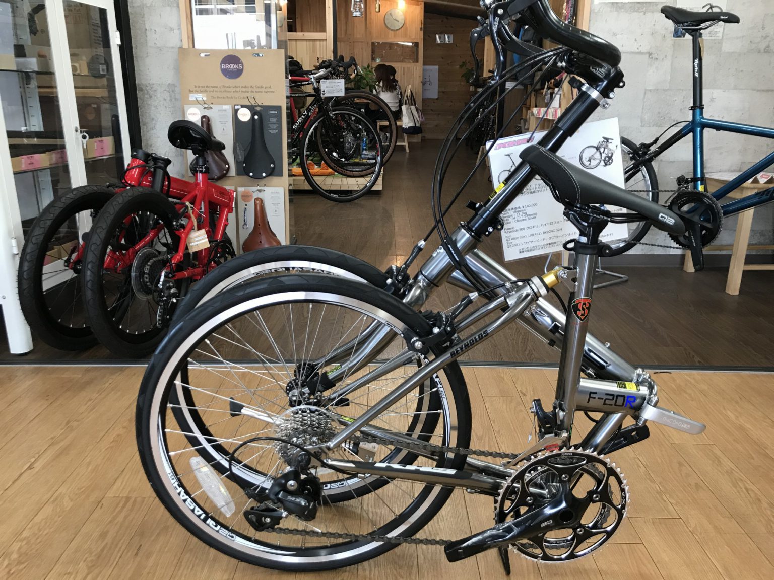 週末は小径車でロングライドに♪ -KHS F-20R- – cyclemark サイクルマーク