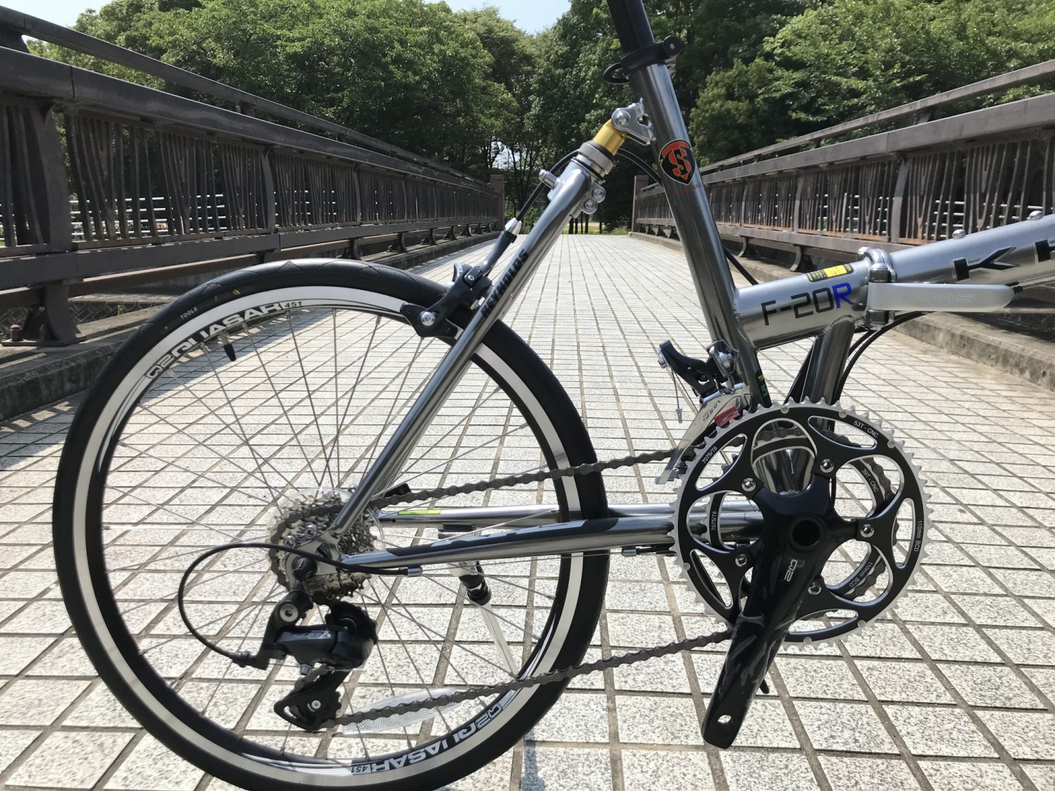 週末は小径車でロングライドに♪ -KHS F-20R- – cyclemark サイクルマーク