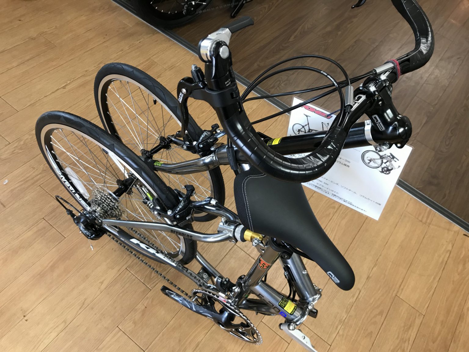 週末は小径車でロングライドに♪ -KHS F-20R- – cyclemark サイクルマーク