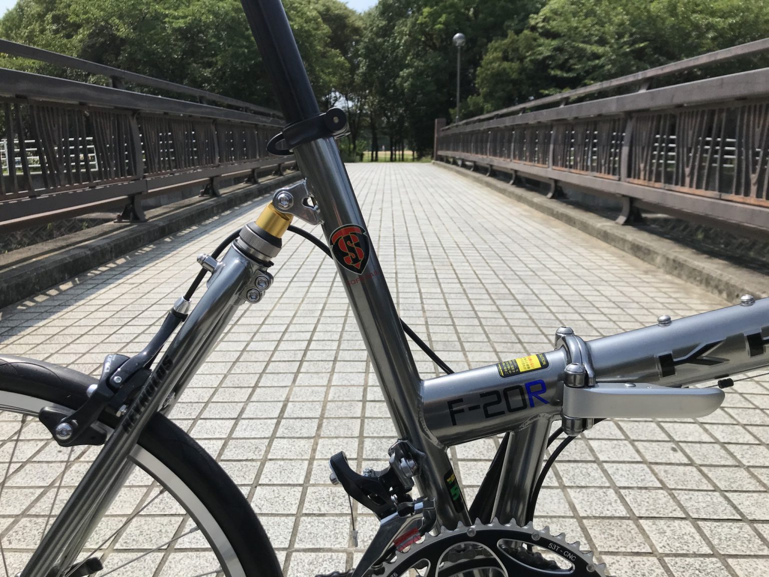 週末は小径車でロングライドに♪ -KHS F-20R- – cyclemark サイクルマーク